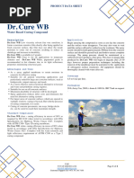 Fosroc Concure WB - TDS | PDF | Concrete | Materials