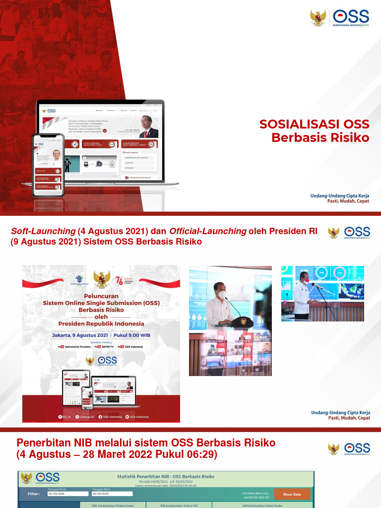 Panduan OSS Berbasis Risiko | PDF