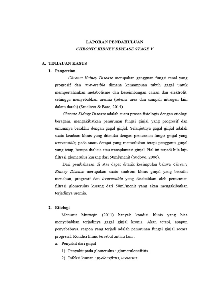 LP CKD - Stage - V | PDF
