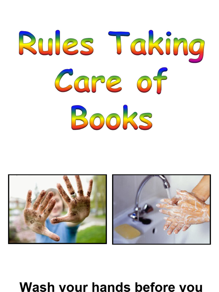 Rules Taking Care of Books | PDF