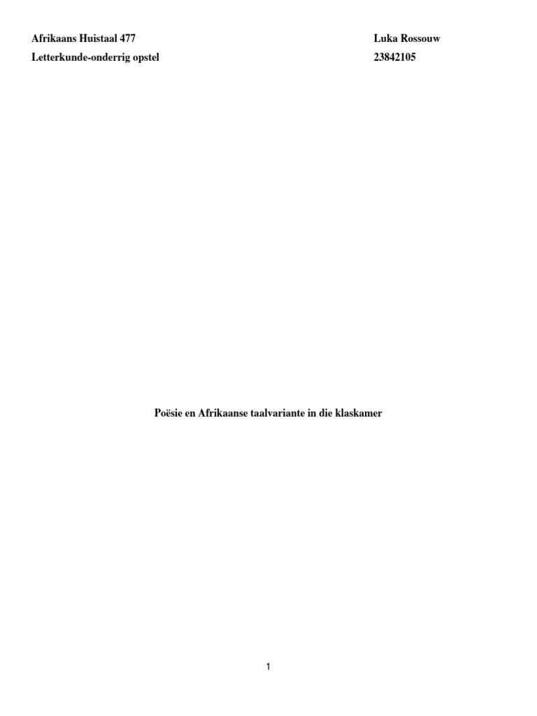 Adam Small Navorsing | PDF