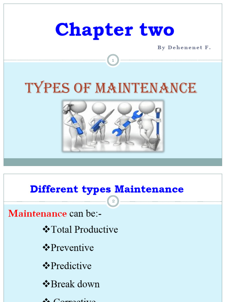 Maintenace 2 | PDF