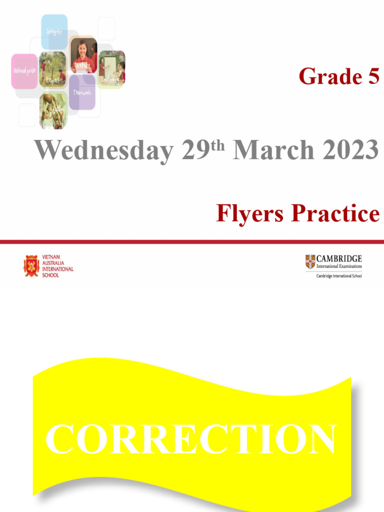 Flyers Listening Practice - Part 1 | PDF