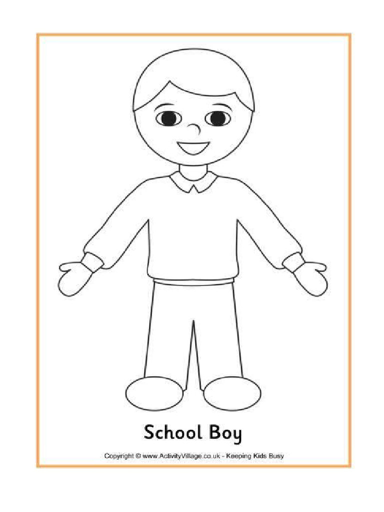 Boy and Girl Template | PDF