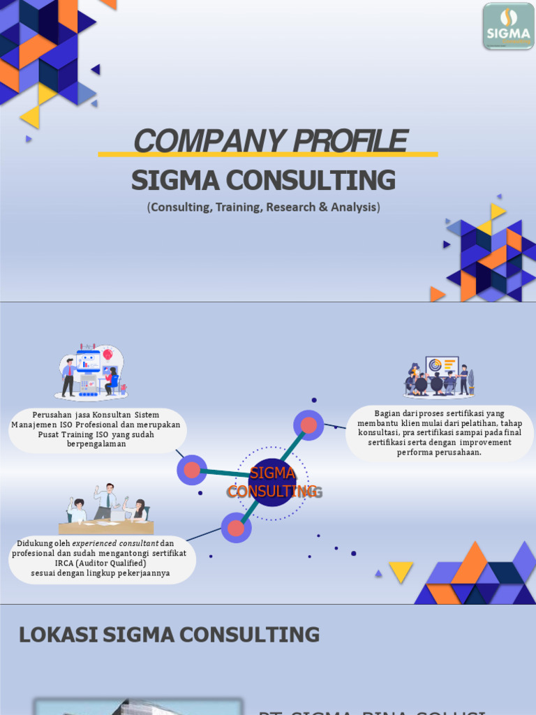 Profil Perusahaan Sigma Consulting | PDF | Bisnis