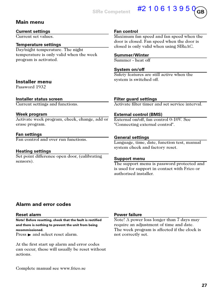 HVAC ACU Alarm Troubleshooting | PDF | Valve | Electrical Resistance ...