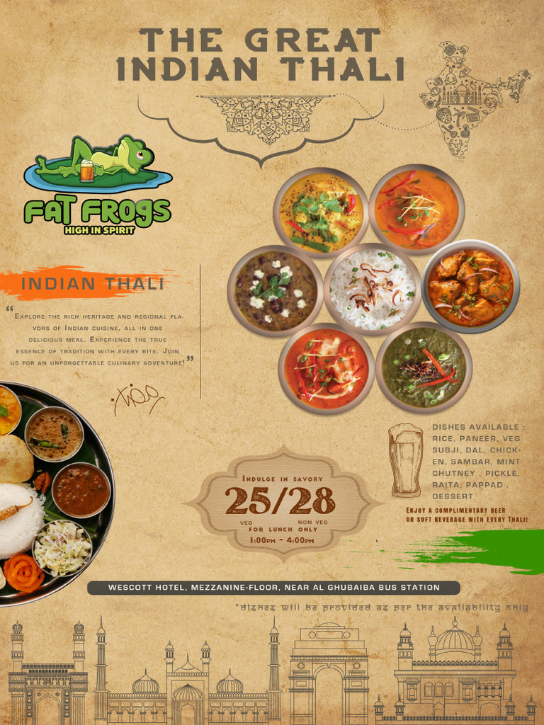 Thali Menu | PDF