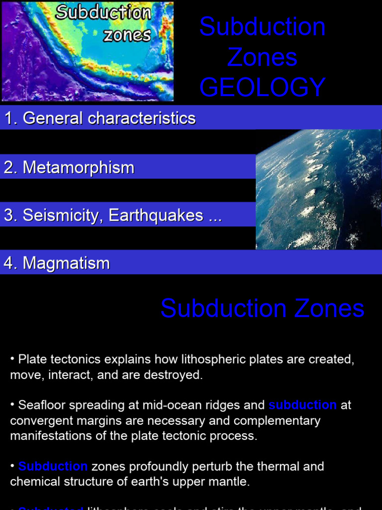Subduction Zone | PDF