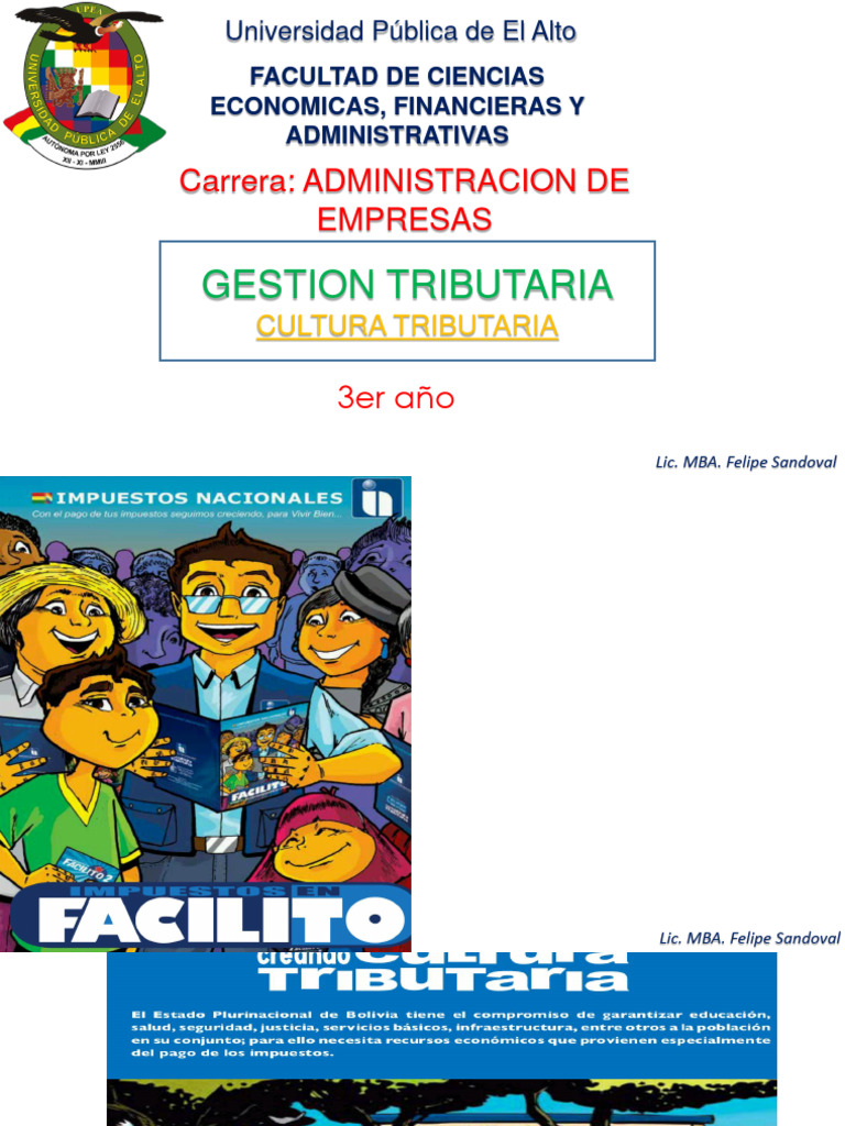 CULTURA TRIBUTARIA | PDF