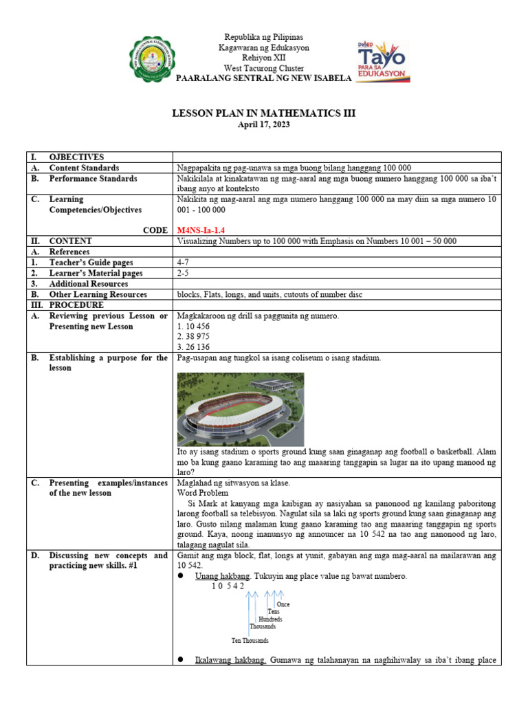 Math 3 DLP | PDF