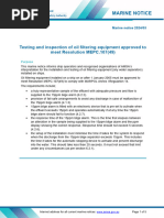 Difference Between OWS MEPC 60 (33) and 107 | PDF