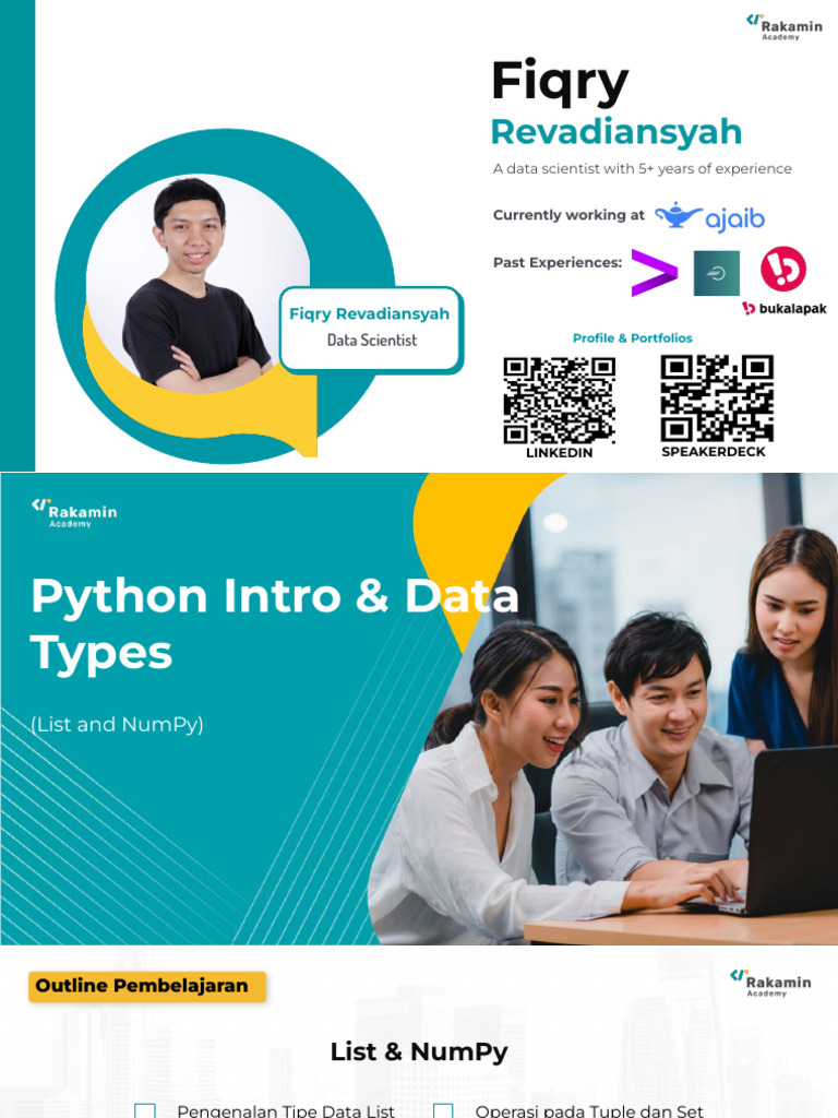 Panduan Lengkap Tipe Data Python | PDF