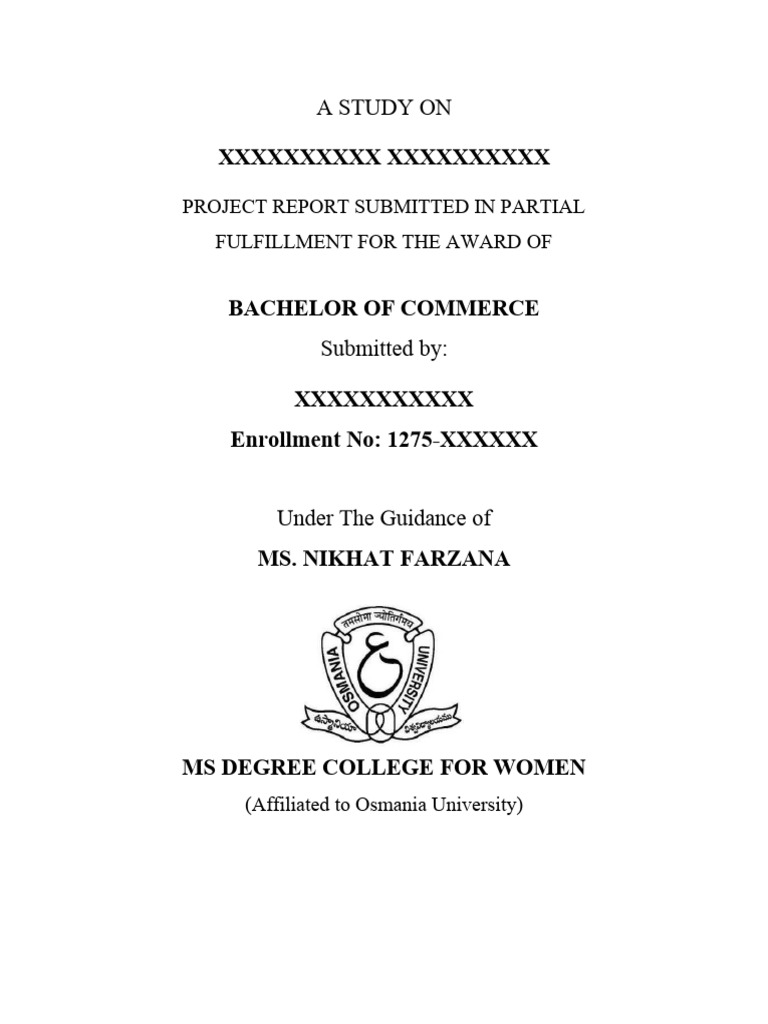 Projects Front Pages | PDF | Educational Stages