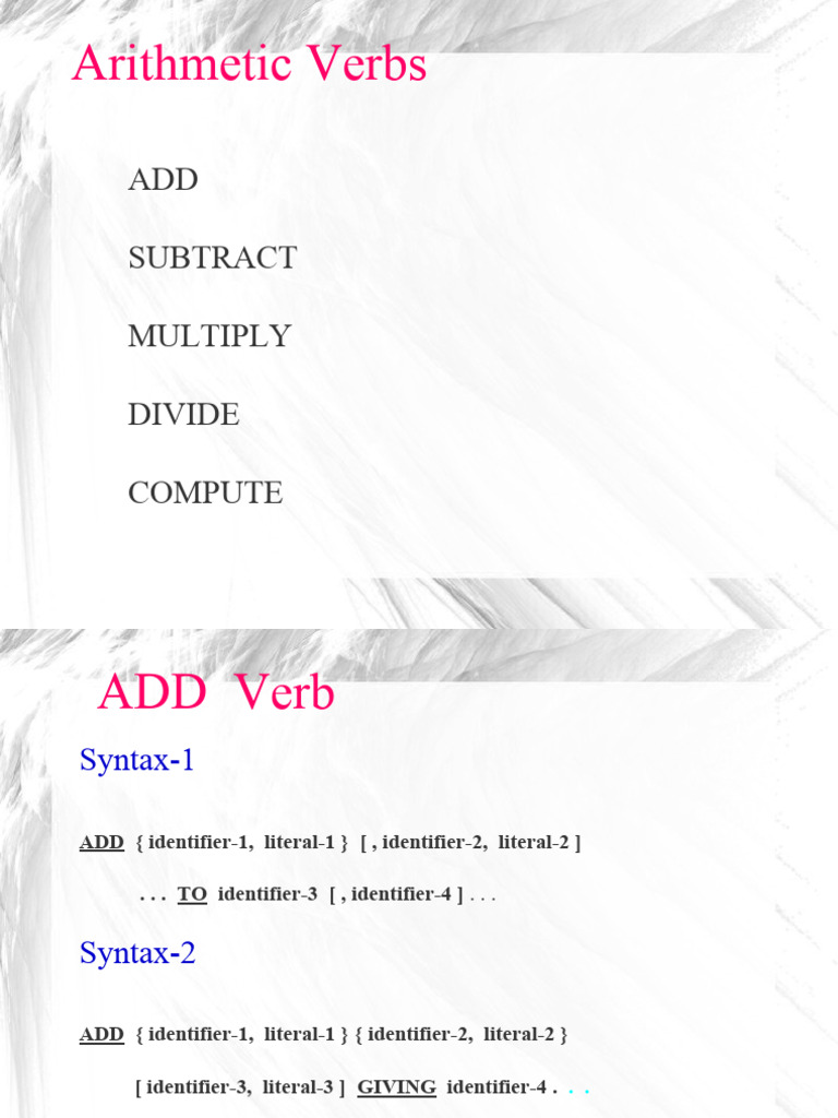 Cobol Session04 | PDF | Rounding | Arithmetic Cobol Session04 | PDF | Rounding | Arithmetic