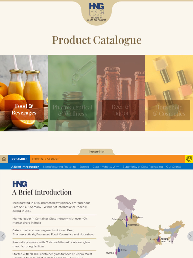 HNG Glass Packaging Overview | PDF | Glasses | Shelf Life