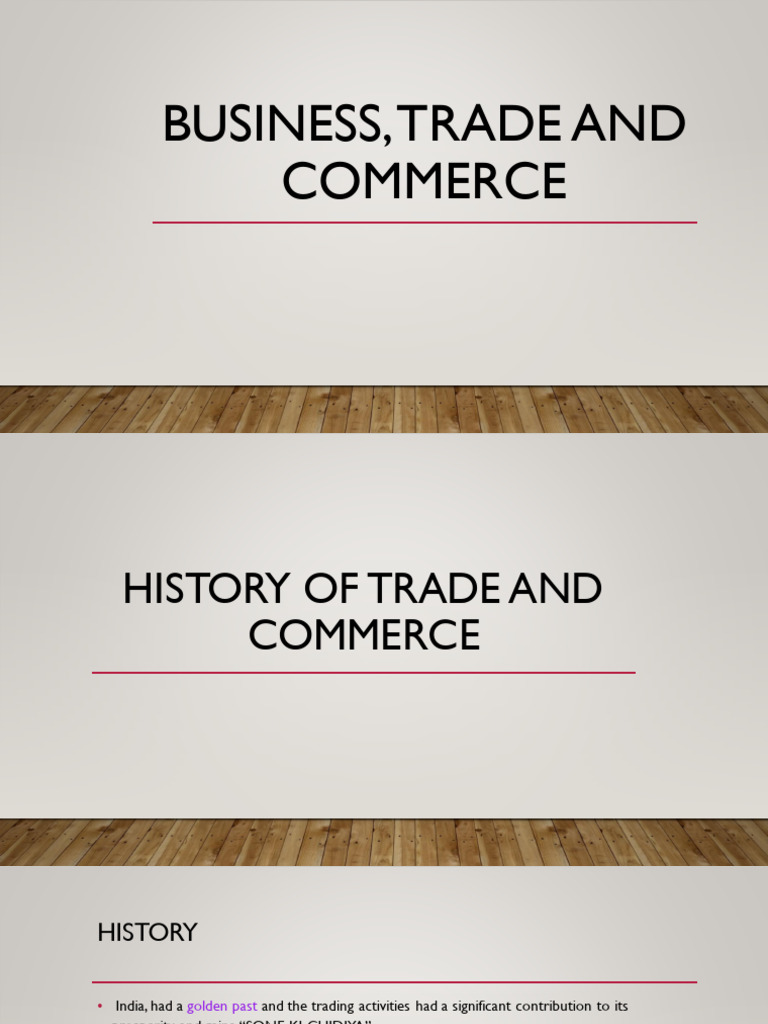 Ch-1 Business, Trade and Commerce | PDF | Trade | Foreign Direct Investment