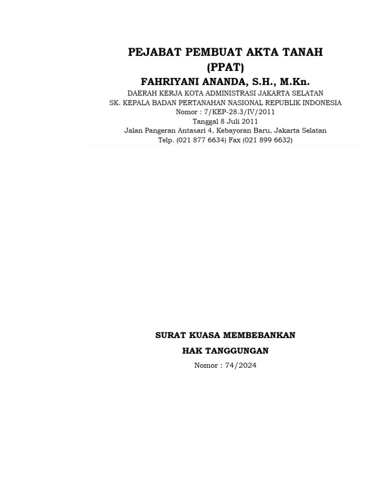 TEMPLATE SKMHT - Nanda | PDF