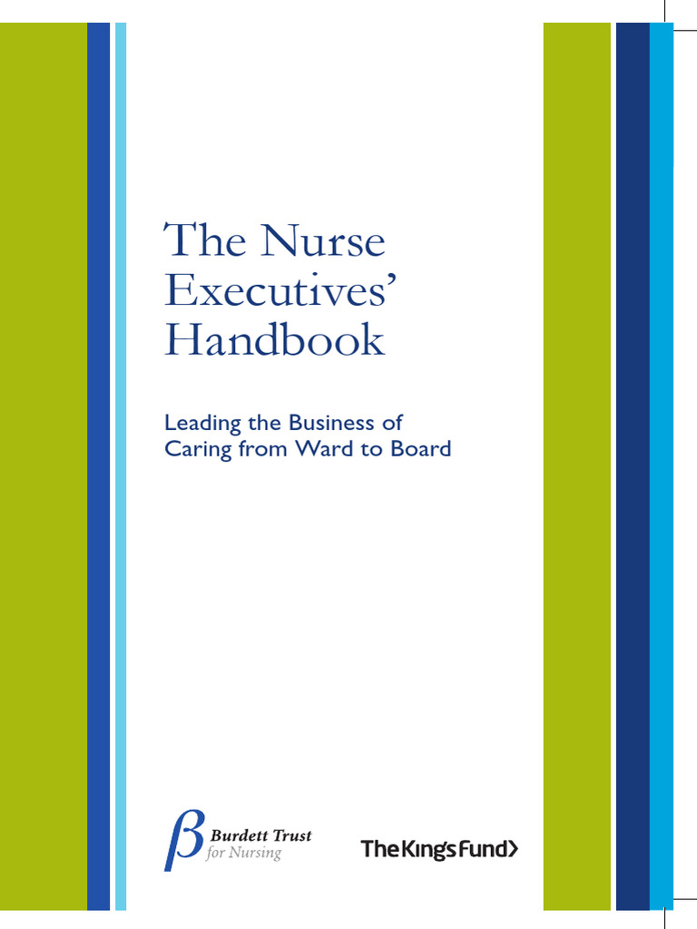 Nurse Executives' Handbook Guide | PDF | Nursing | National Health Service