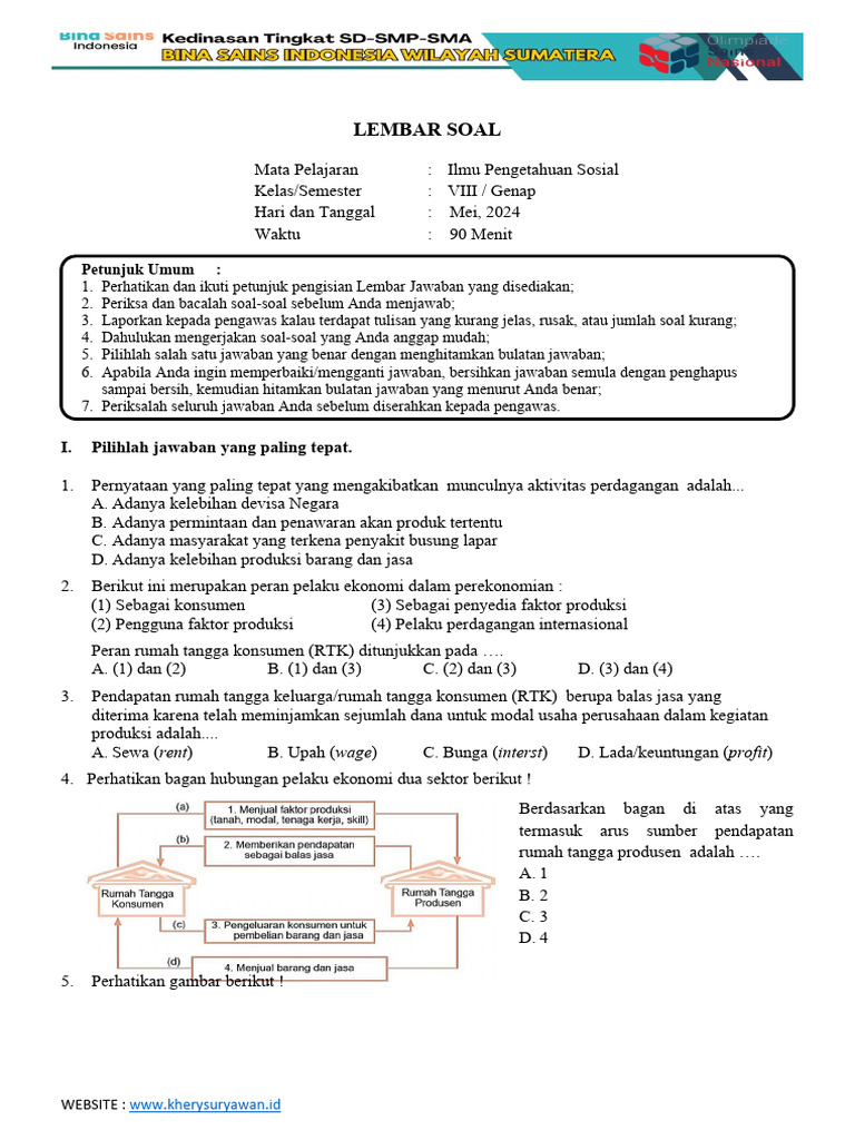 Soal Ips Kelas 8 Sem 2 | PDF