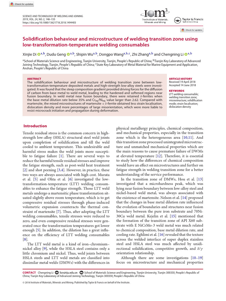 di-et-al-2019-solidification-behaviour-and-microstructure-of-welding-transition-zone-using-low ...