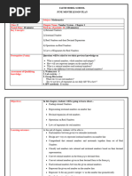 Lesson Plan Number System Class 9 | PDF | Numbers | Rational Number
