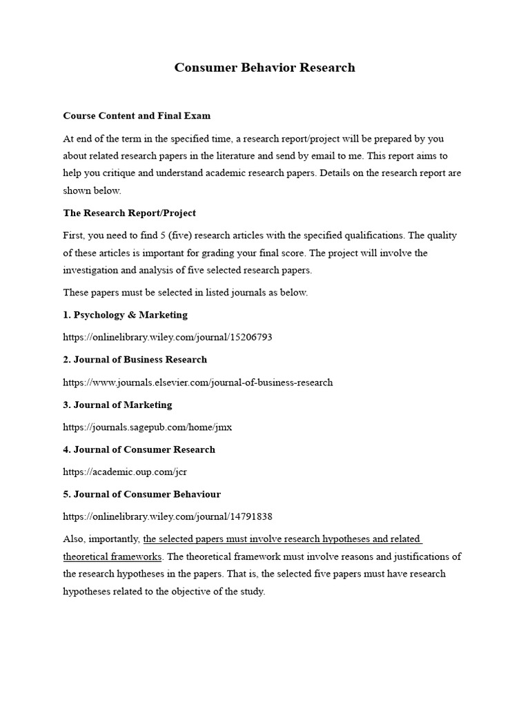 Consumer Behavior Research Şube 3 ING TEZLİ | PDF | Consumer Behaviour ...