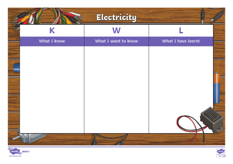 Year 4 Electricity Watts in A Circuit Ebook | PDF