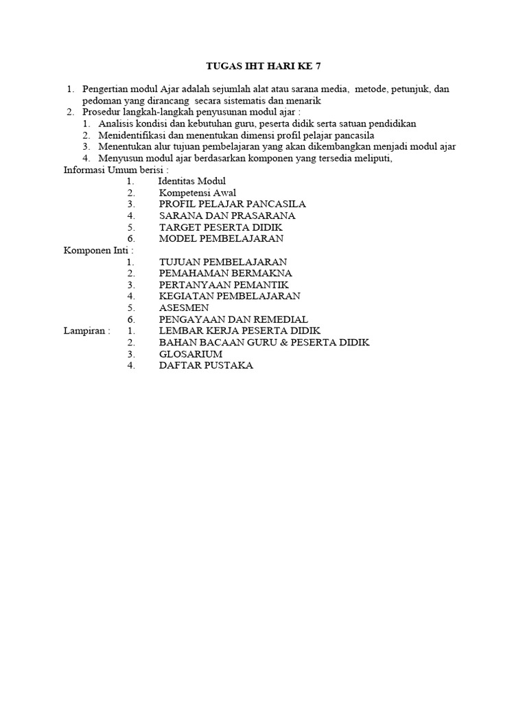 Modul Ajar Materi Norma Fix | PDF