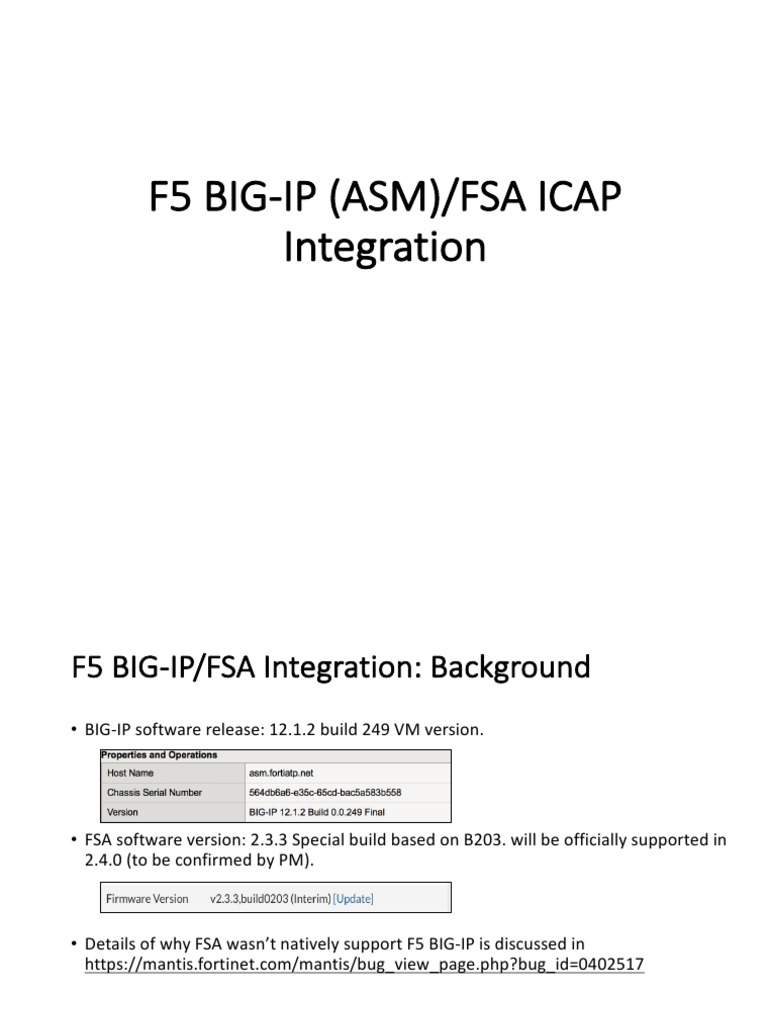 F5 FSA Integrationv1.0 | PDF | Proxy Server | Computer Engineering F5 FSA Integrationv1.0 | PDF | Proxy Server | Computer Engineering