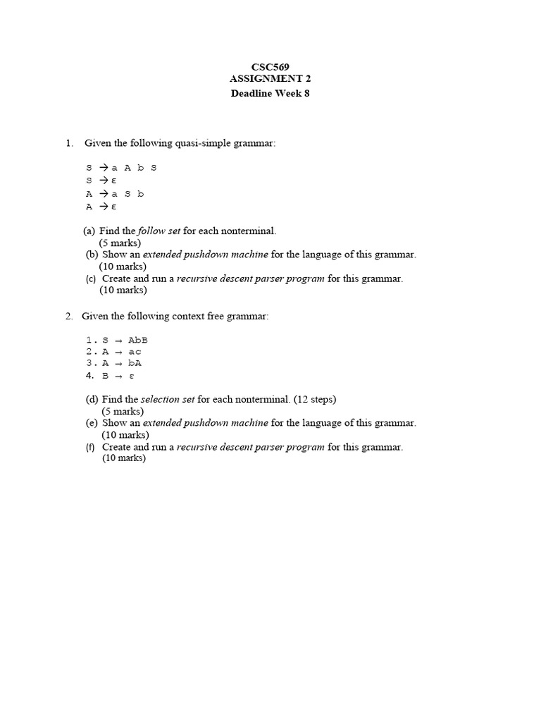 CSC569 Assignment 2 Overview | PDF