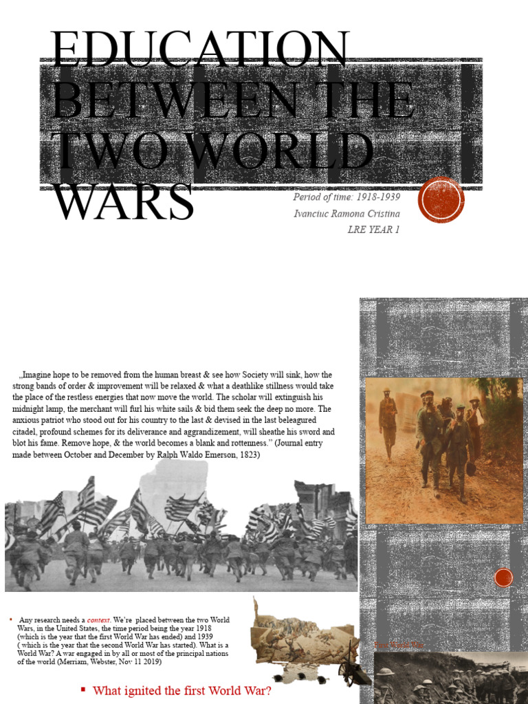 Education Between The Two World Wars | PDF | World War II | Schools