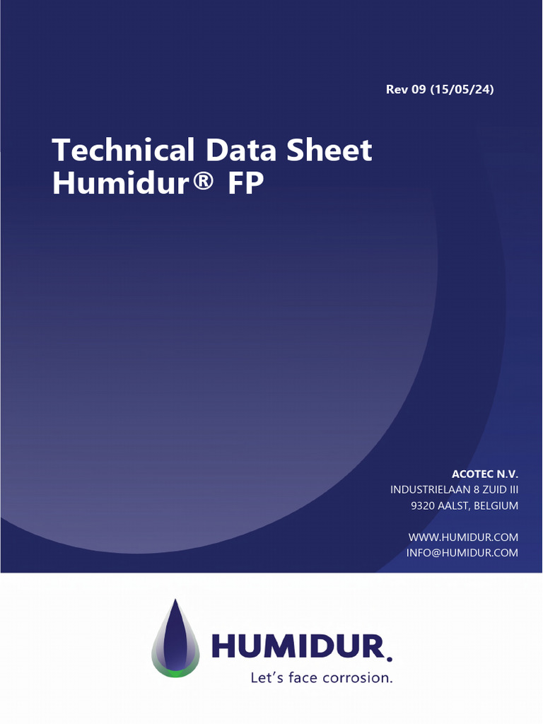 Tds Humidur FP Rv09 | PDF | Epoxy | Corrosion