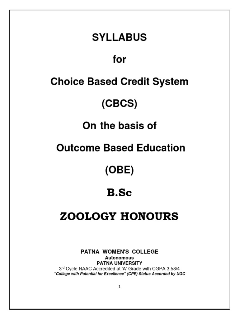 Zoology BSc. Syllabus | PDF | Cell Nucleus | Ecology