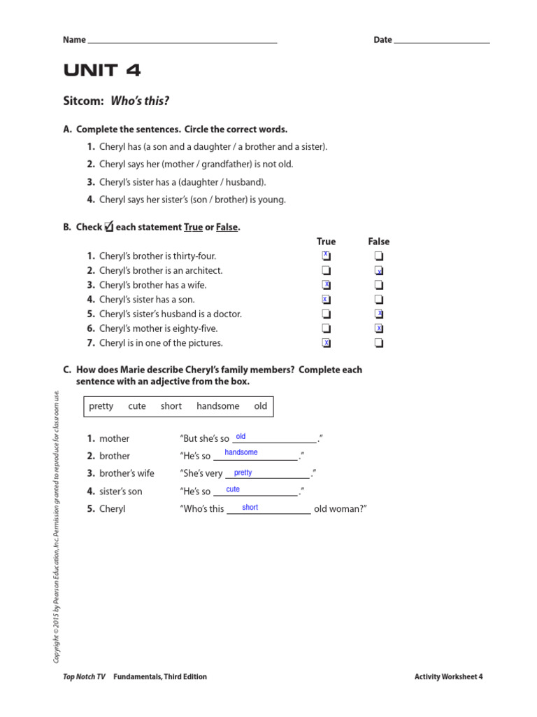 UNIT 04 Video Worksheets | PDF