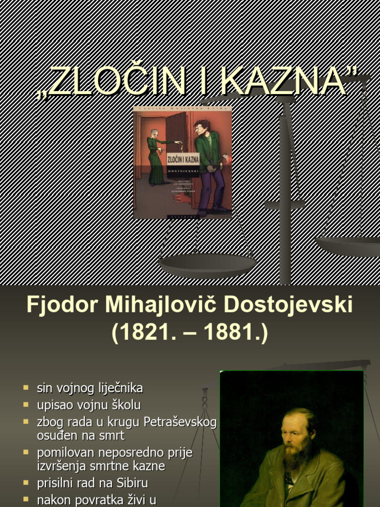 Dostojevski, Zločin I Kazna | PDF