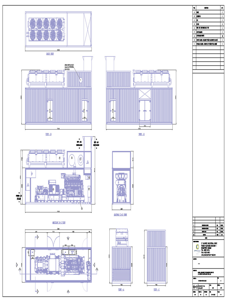 2800-DRUPS-POWERPRO-AE75- GA-DWG-REV-1-Layout1 | PDF