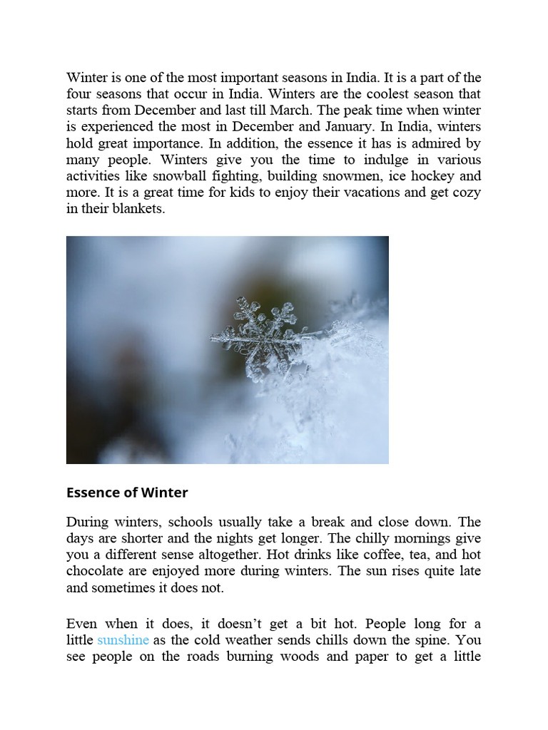 Winter | PDF