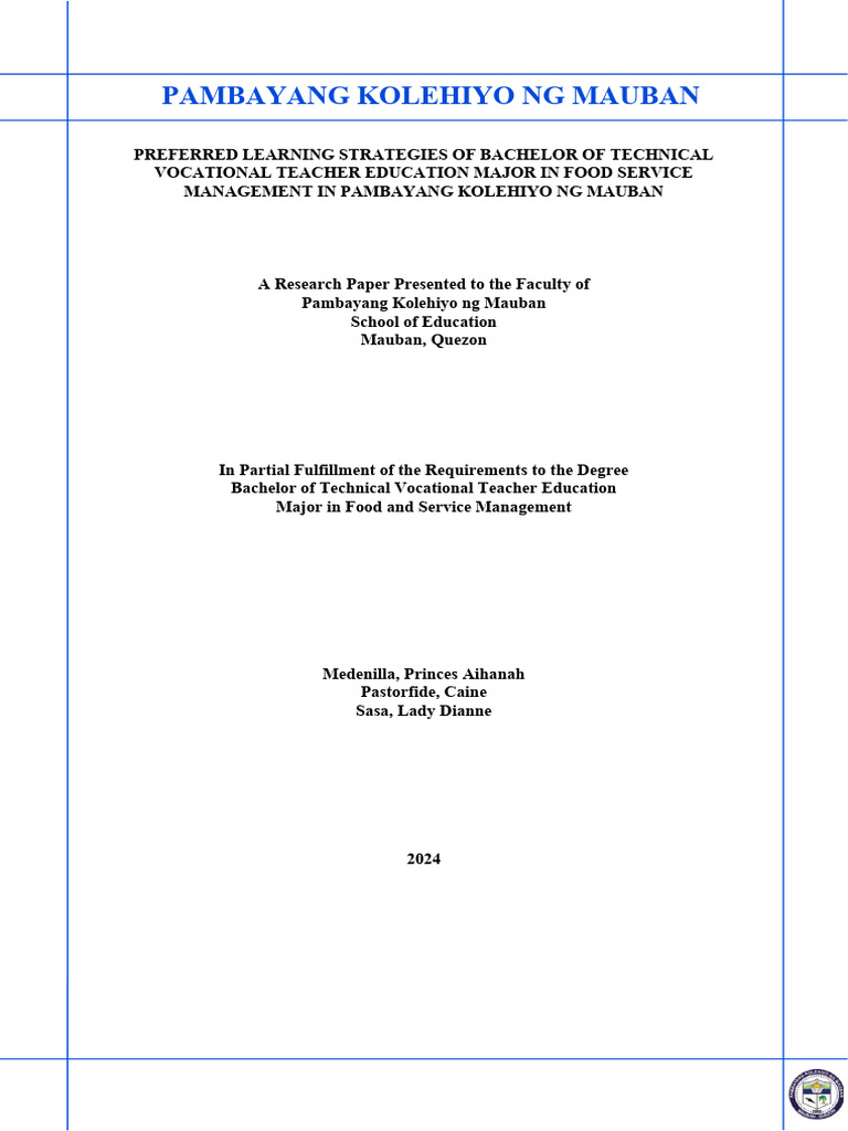 Thesis Revised | PDF | Constructivism (Philosophy Of Education) | Pedagogy