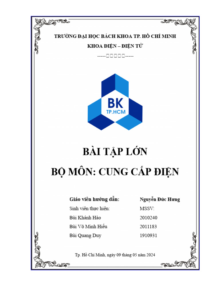 BTL Cung Cấp Điện HK232 | PDF