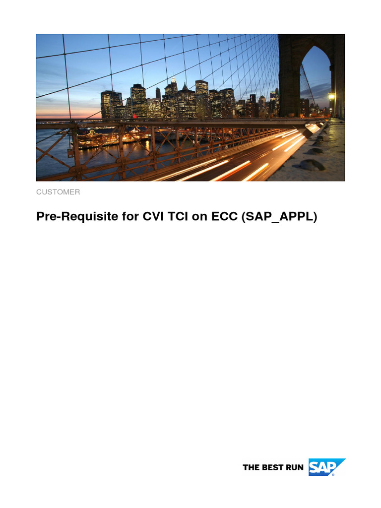 TCI Pre-Requisite Release Wise - V1.2 1 | PDF | Software | Computer Science