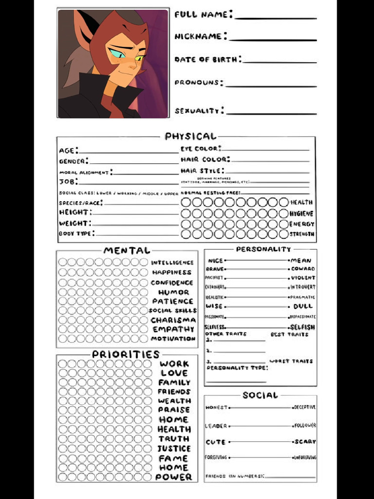 She-Re Catra Profile Developer | PDF