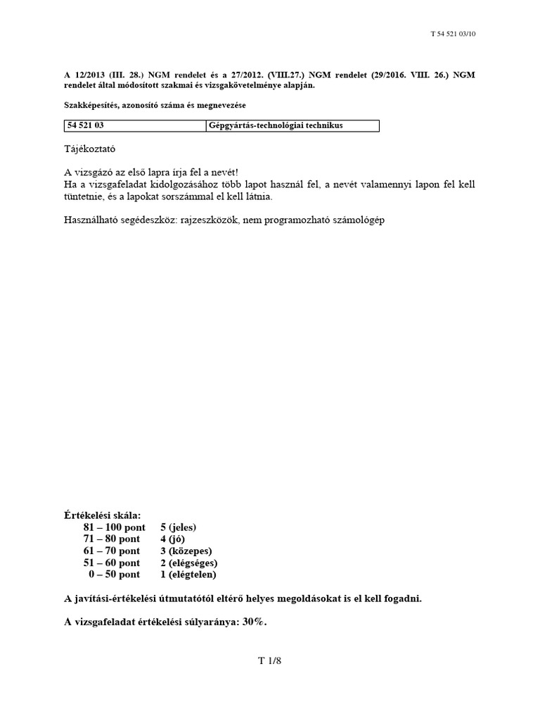 54 521 03 1 10T | PDF