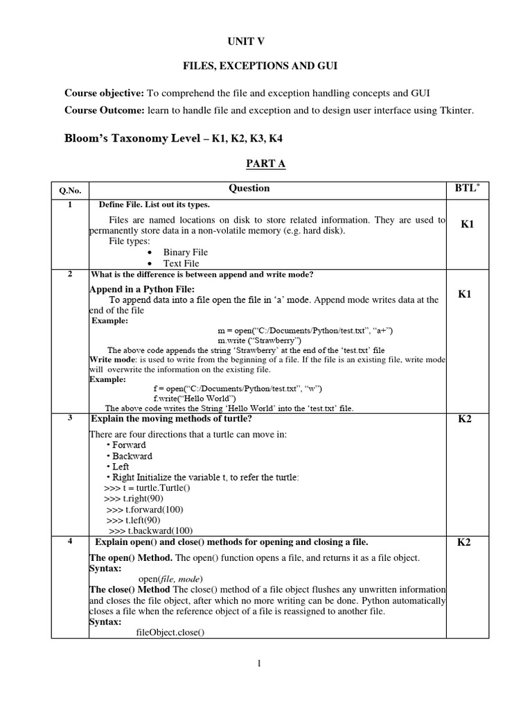 UNIT-V QUESTION BANK | Download Free PDF | Computer File | Software Development
