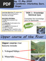 Lesson 10 - Upper Course Features | PDF | Valley | Erosion