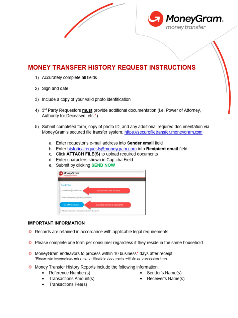 Historical Transaction Request Europe English v2 | PDF | Information ...