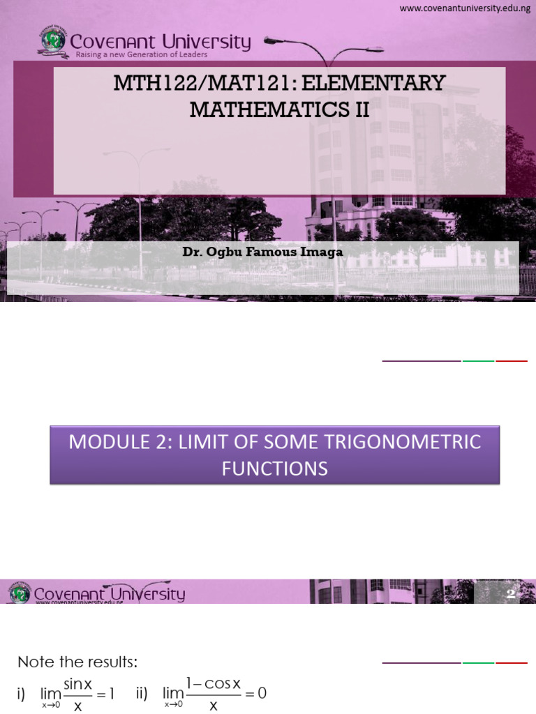 Mat 121-Limits2 | PDF