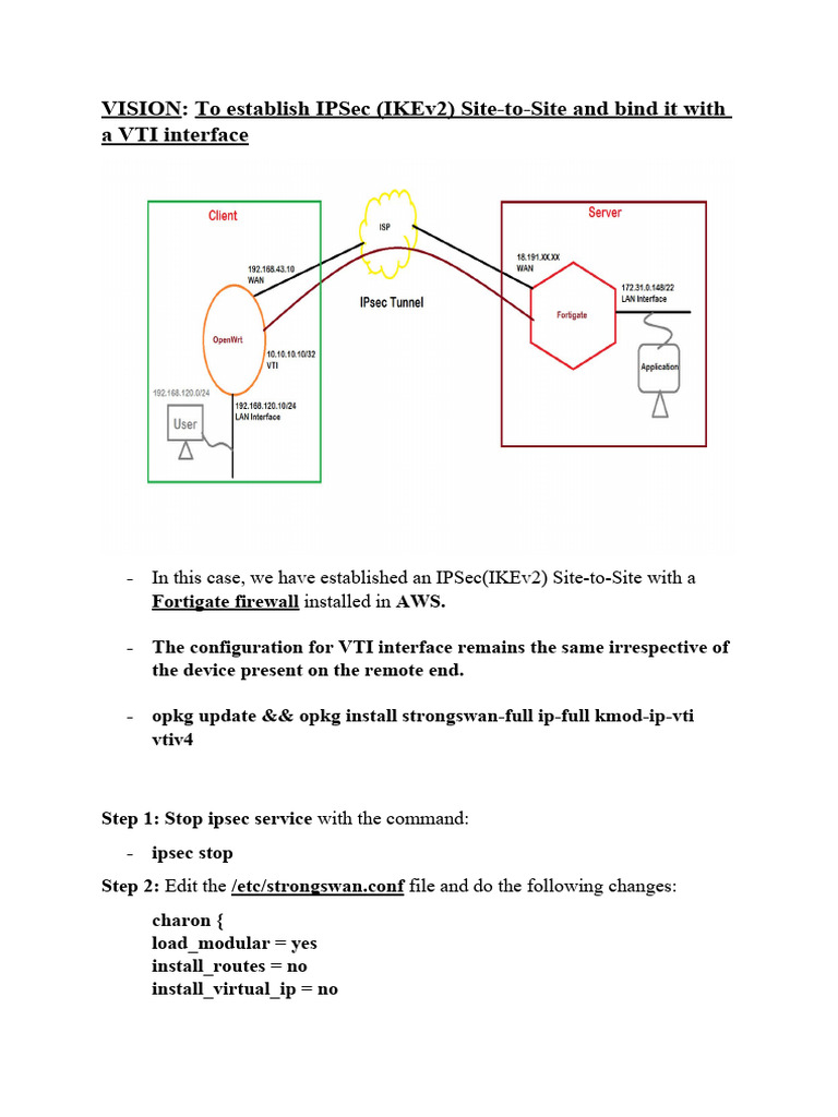 Ipsec-Gcm Vti | PDF | Ip Address | Computer Network Ipsec-Gcm Vti | PDF | Ip Address | Computer Network