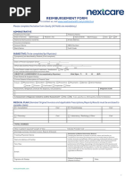 QLM Reimbursement Claim Form | PDF | Patient | Health Care