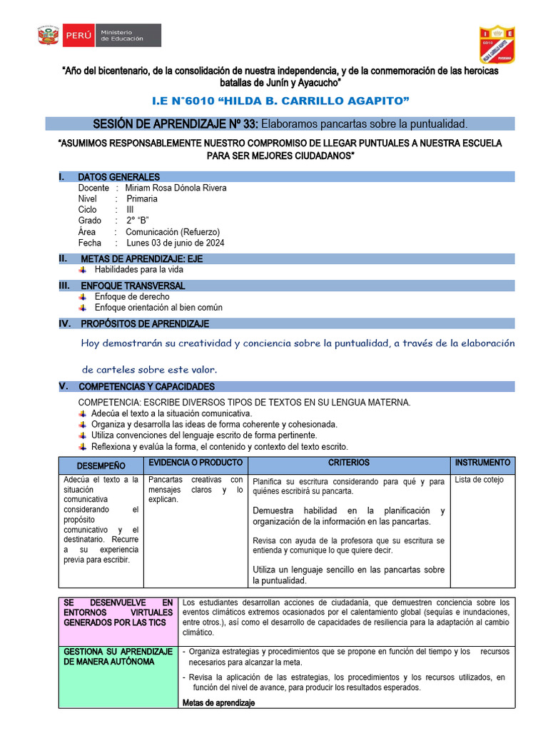 Jueves 30-05 COMU REF | PDF | Aprendizaje | Evaluación