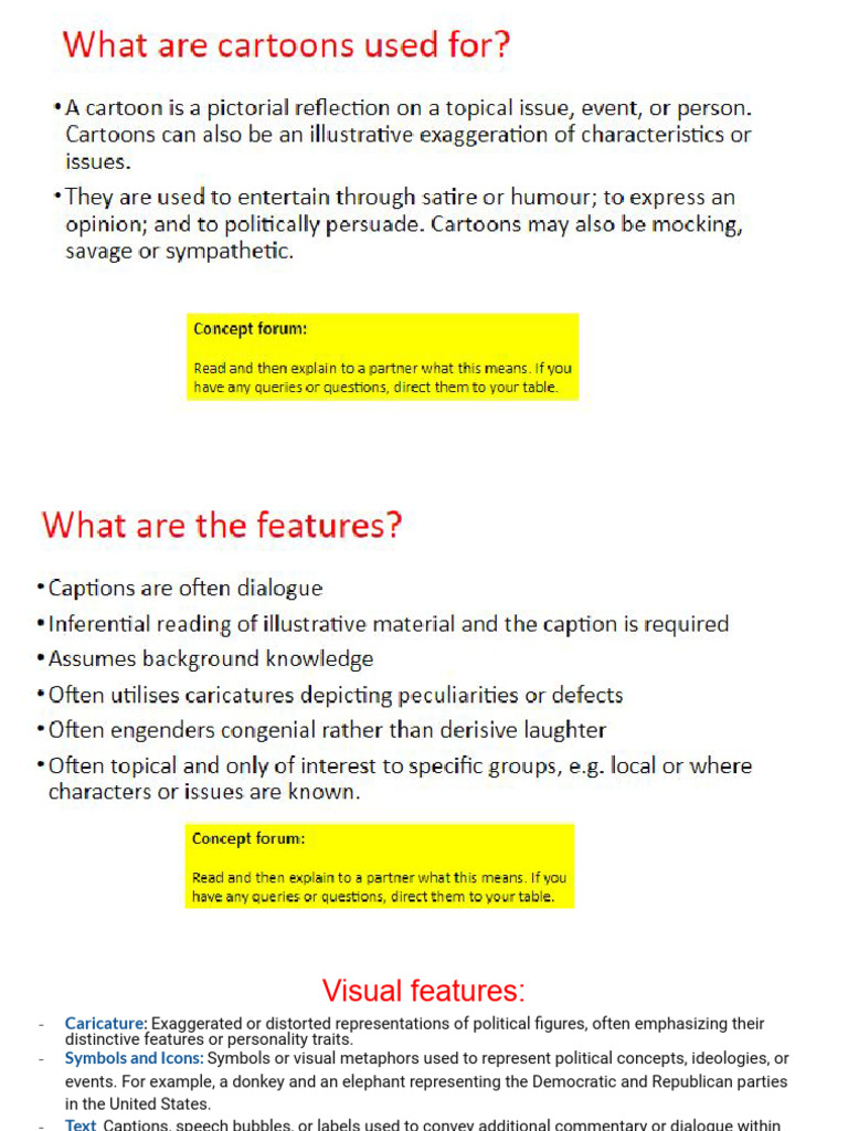 Visual Language Features in Satire | PDF | Cartoon | Satire